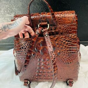 Brahmin | Bags | Authentic Brahmin Leather Backpack Nwot | Poshmark